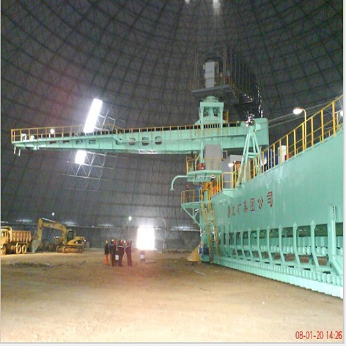 Circular Homogenizing Bridge Scraper Stacker & Reclaimer,D2. Stacker ...